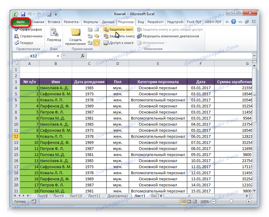 Kako Postaviti Geslo V Datoteko Excel