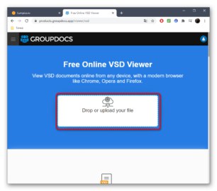 Як відкрити файл VSD онлайн